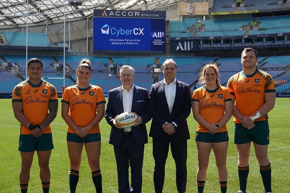 Wallabies and Wallaroos partner with CyberCX