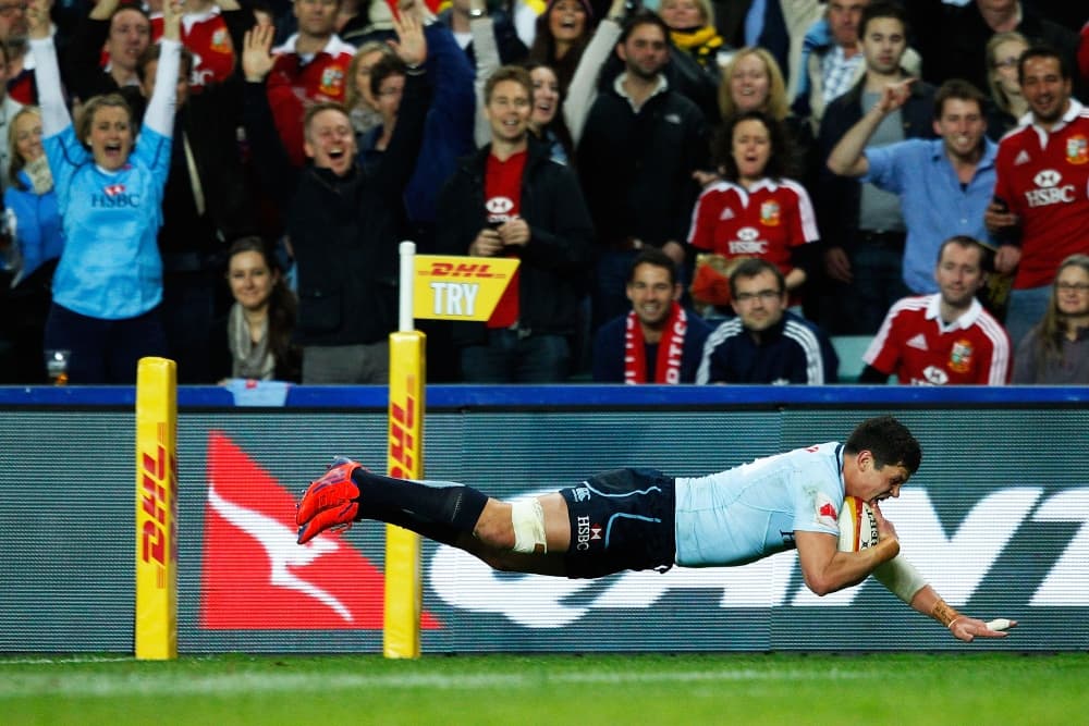 Tom Carter: On top of the Lions Den in his farewell game